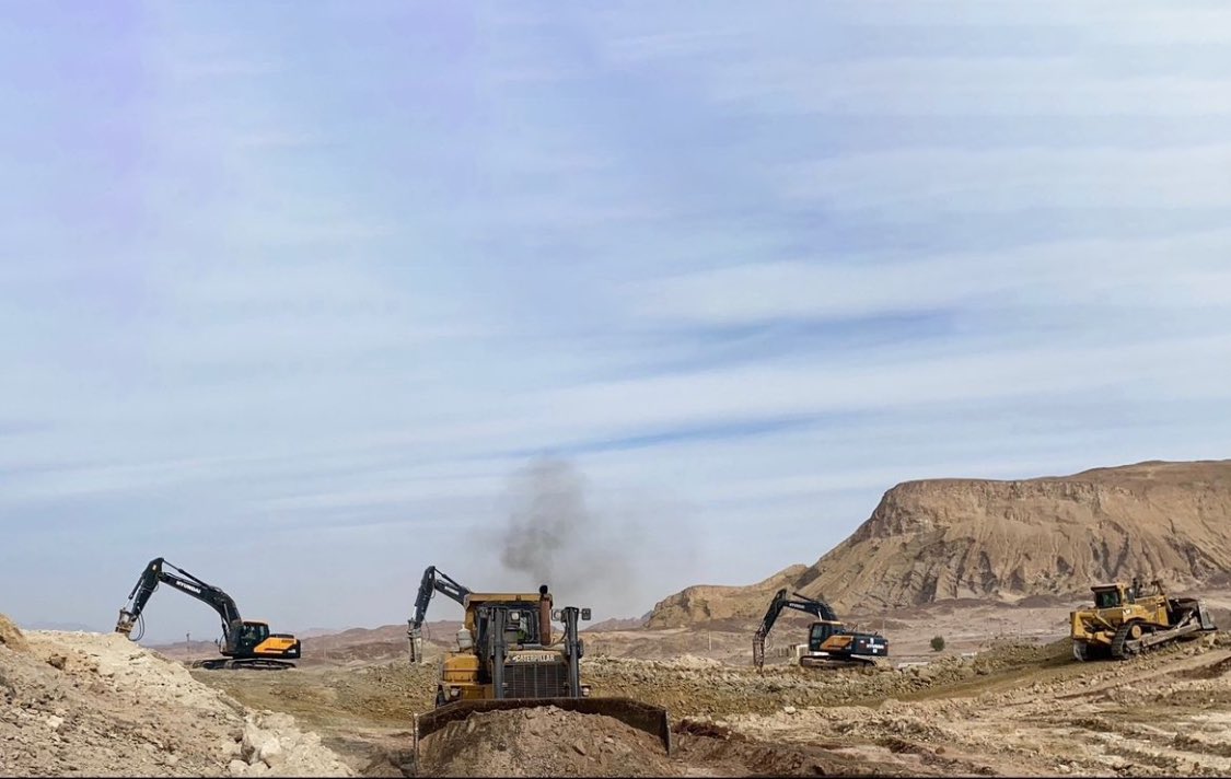 photos..Excavation and leveling works begin at Gaumur, one of NEOM’s ...